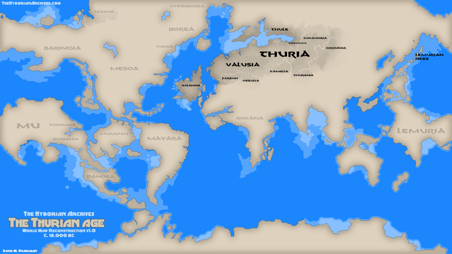 Maps: Thuria - The Hyborian Archives
