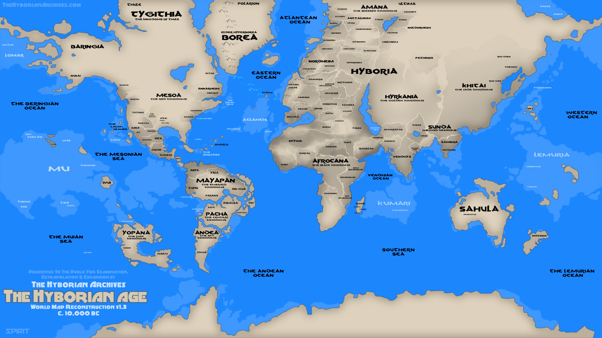 Hyborian Maps - The Hyborian Archives